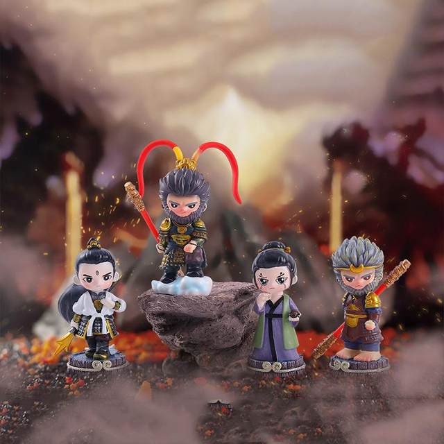 Black mythical face destiny Wukong blind box game peripheral resin boy ...