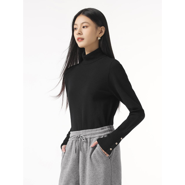 Inner knitted sweater 2025 winter style ladylike hot girl slim high ...