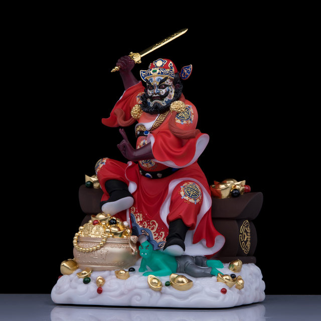 Han Baiyu Zhong Kui God statue of heaven Master Zhong Rong Fu Mo Mo ...
