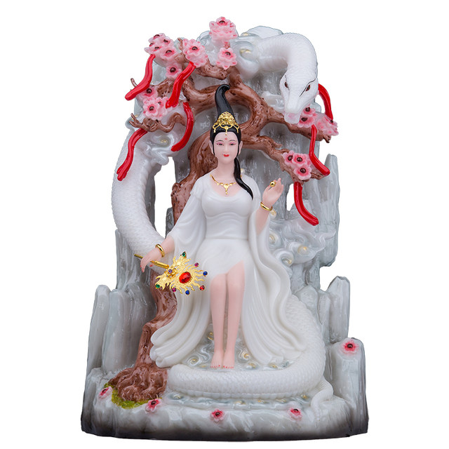 Han Baiyu Snake Family Lady Statue Statue Spirit Snake Green Snake ...