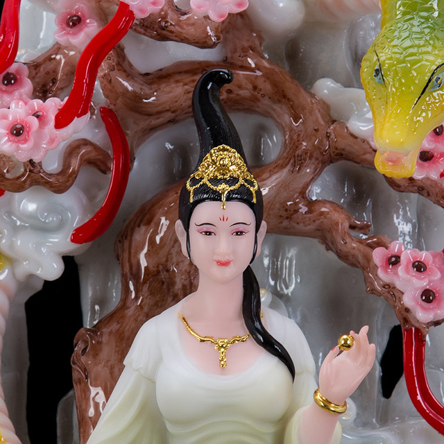 Han Baiyu Snake Family Lady Statue Statue Spirit Snake Green Snake ...