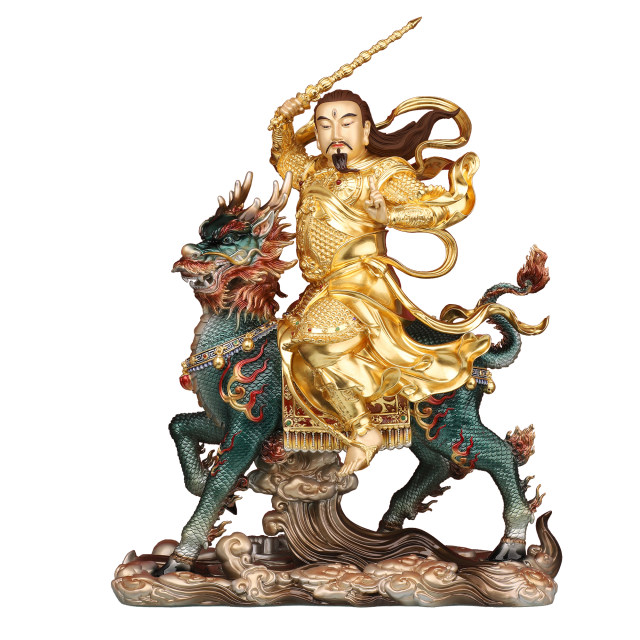 Pure bronze nine days should be the original bronze statue of the ...