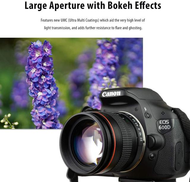 85mm F1.8 aperture fixed focus manual focus full-frame portrait lens ...