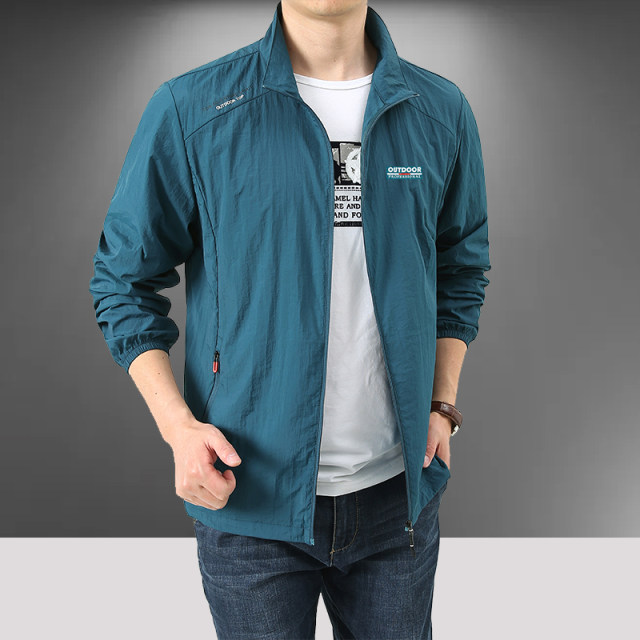 Sunscreen men's ultra -thin skin, air clothes, air jackets, handsome ...