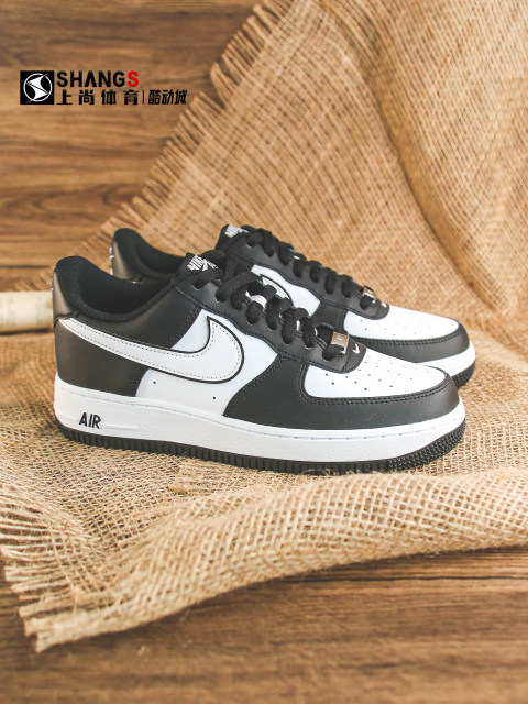 Shangshang Sports Nike Air Force 1 Low AF1 White and Black Panda Casual ...