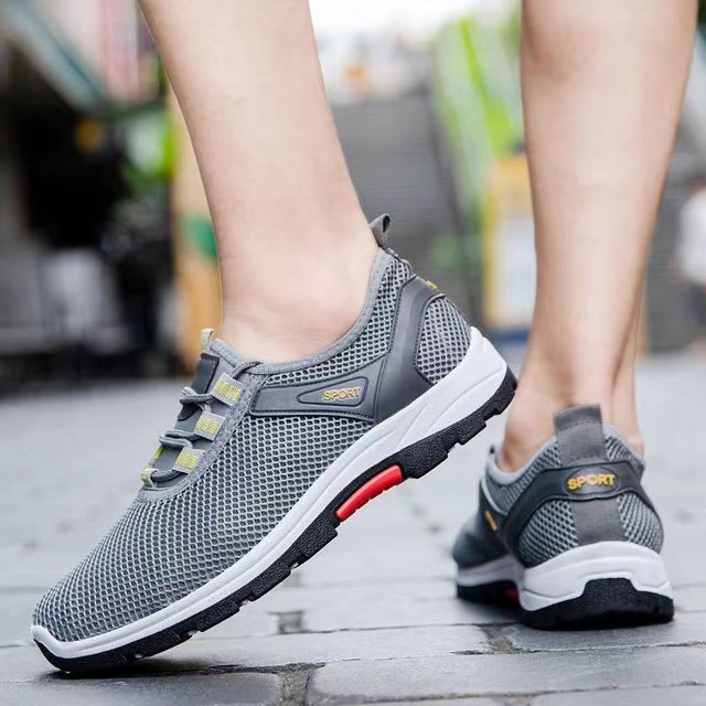 New summer breathable mesh shoes for men's sandals old Beijing cloth ...