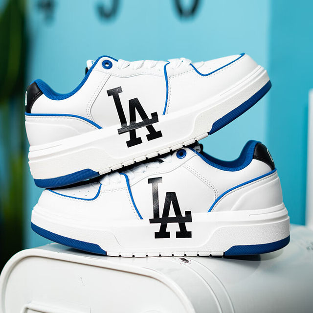 MLB Senior Shoes Men's Women and Women NY retro sports shoes thick ...