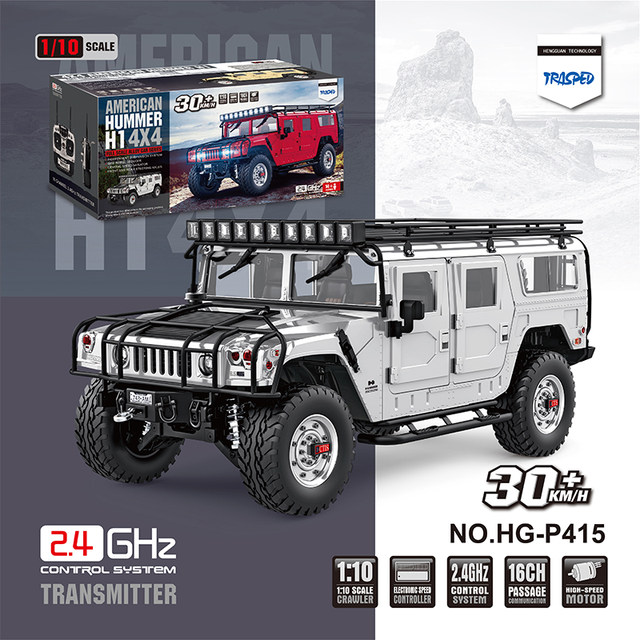 New Hengguan P415 1/10 Civil Simulation Hummer Hummer Climbing RC ...