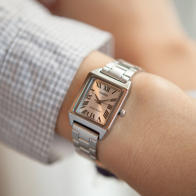 Casio Casio Roman numerals retro student quartz waterproof women's watch LTP-V007D-7B 1B 7E