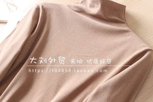 2025 autumn and winter new style double-sided brushed warm half ...