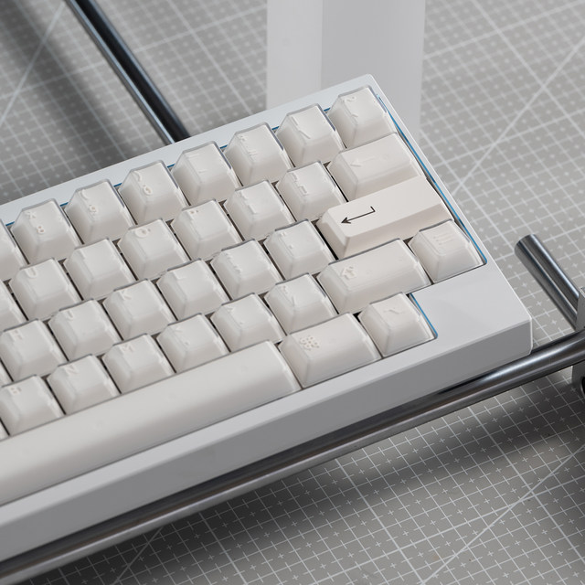 PBTfans X-RAY R2 ray semi-transparent white keycap abs material two ...