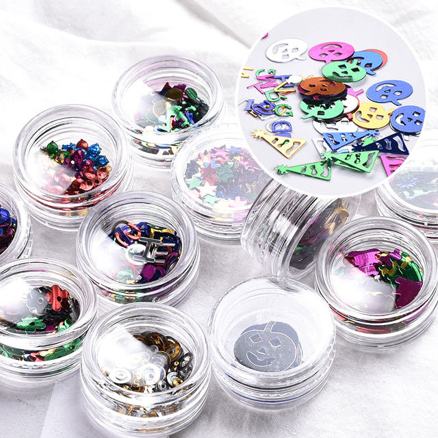 Glitter powder sequin UV crystal glue quicksand oil accessories DIY ...