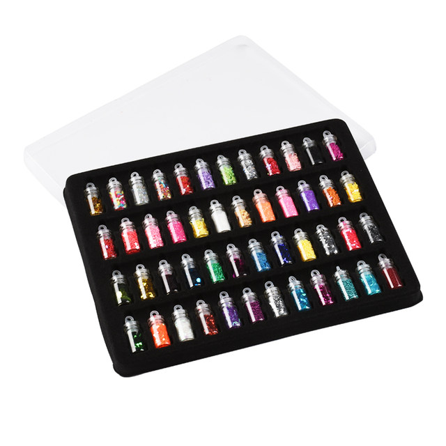 Glitter powder sequin UV crystal glue quicksand oil accessories DIY ...
