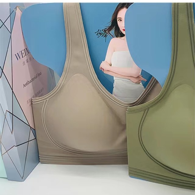 Wei Mi posture underwear for women latex markless bra breasted sports ...