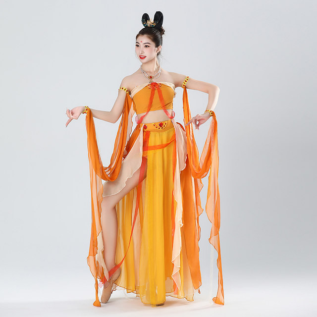 Original Feitian Dunhuang Hanfu sexy exotic Han element Tianzhu princess Tianzhu desert western ...