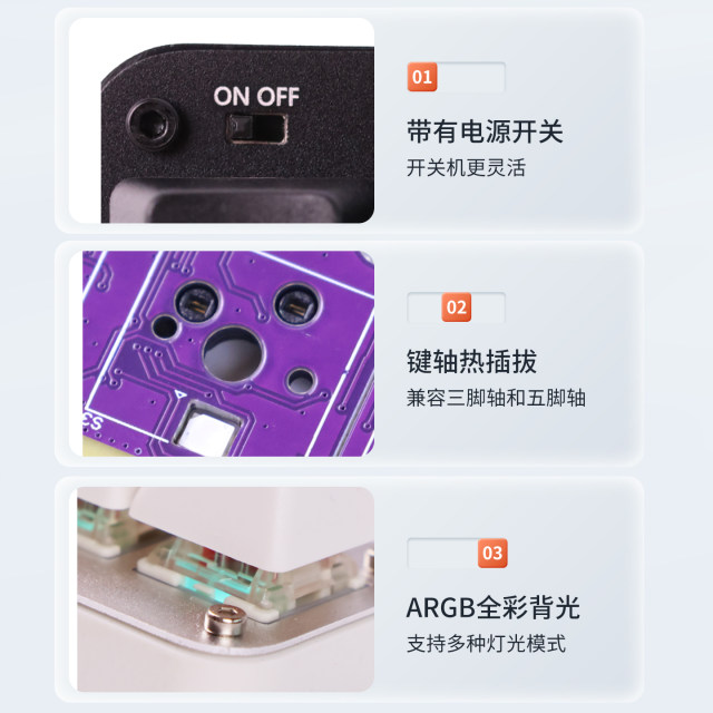 COIDEA custom small keyboard wireless Bluetooth keyboard programming e-book page turning one ...