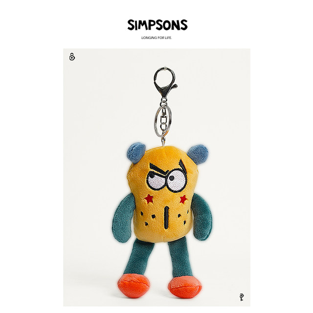 simpsons pendant little monster keychain key chain pendant pendant bag ...