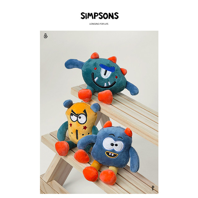 simpsons pendant little monster keychain key chain pendant pendant bag ...