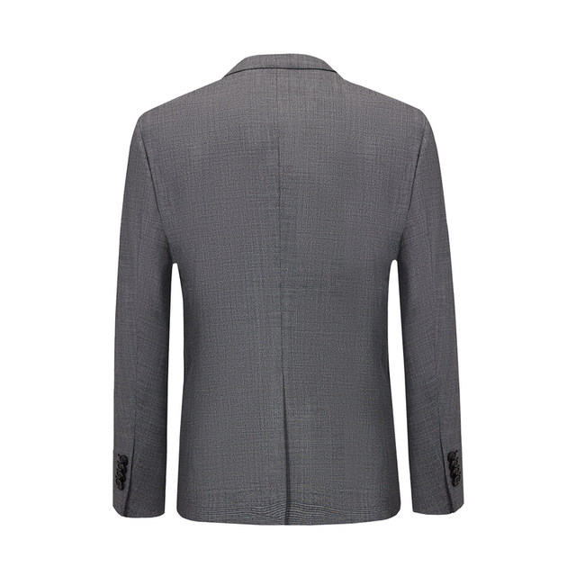 Youngor men's suits spring pure wool gray checkered formal dress S1140