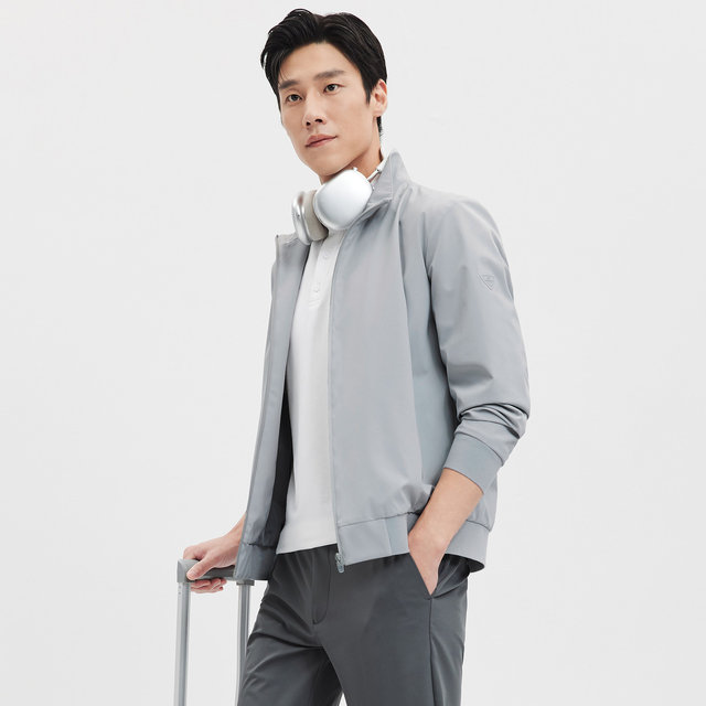 Septwolves lightweight stand-collar single jacket 2025 new breathable ...