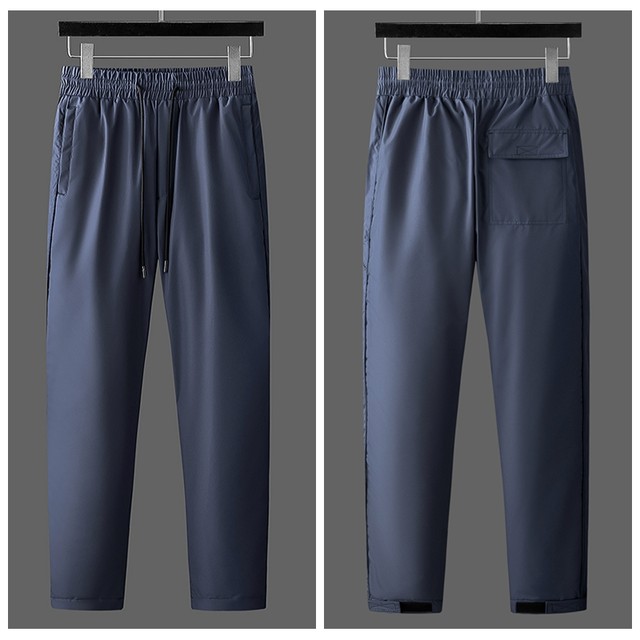 Winter outdoor waterproof and cold-proof white duck down pants for men ...