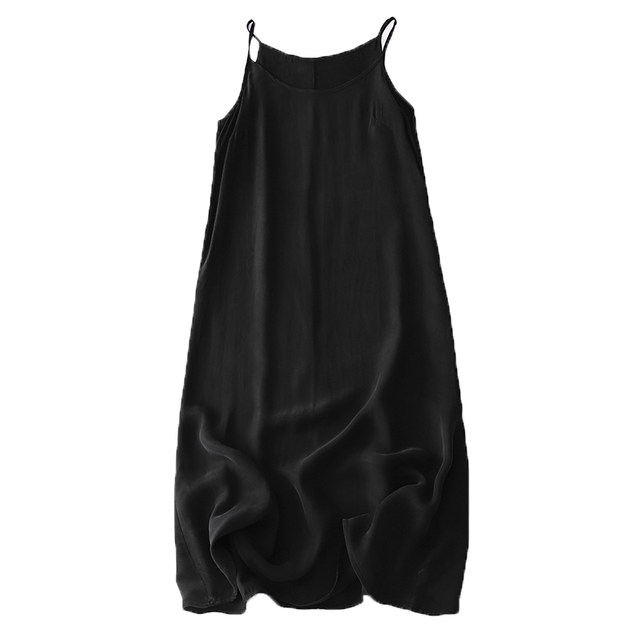 Clear warehouse leak ~ cotton and linen inner skirt women's summer mid ...