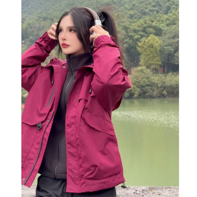 Shock Clothes for Men and Women Three-in-One 2025 New Autumn and Winter ...