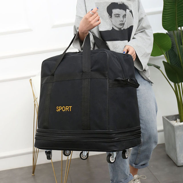 158 aviation checked bag canvas duffel bag large capacity moving travel ...
