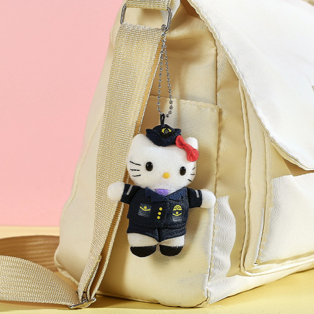 Japan hellokitty genuine policewoman Hello Kitty Hello kt cat doll doll ...