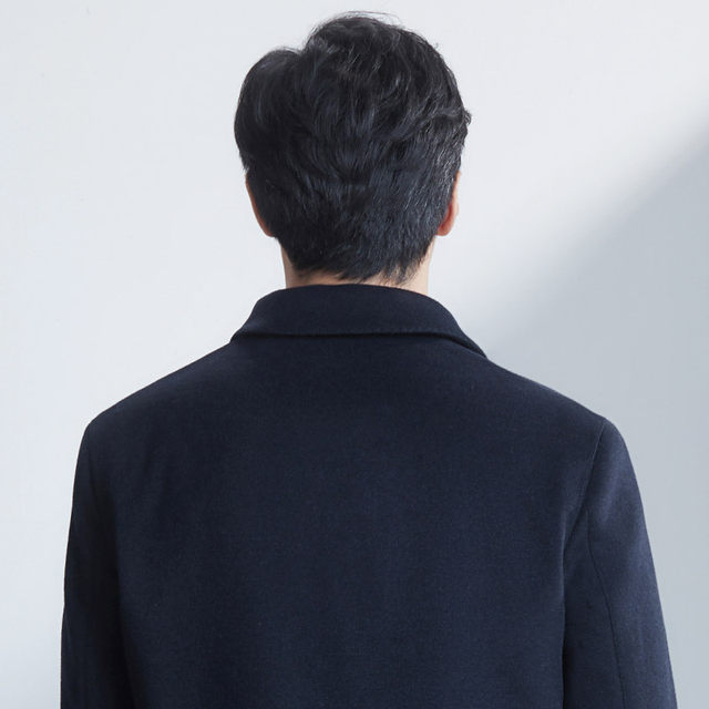 Hongdu wool jacket men's autumn and winter business leisure lapel ...