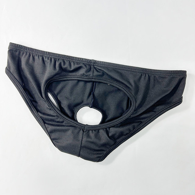 Men's briefs open and sexy gun egg separate buttocks and fun without ...