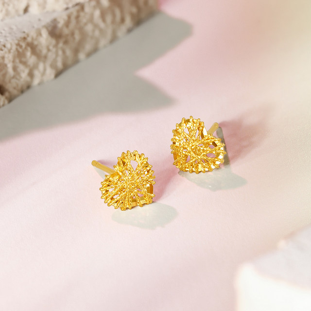 Saturday blessing 5G gold love earrings for women 2nd generation ...