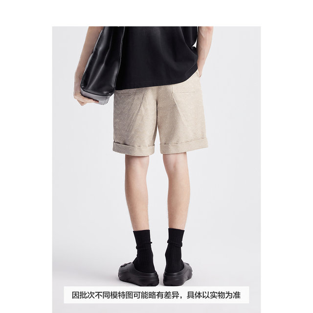 Peacebird men's casual pants summer trendy old-fashioned elastic waist ...