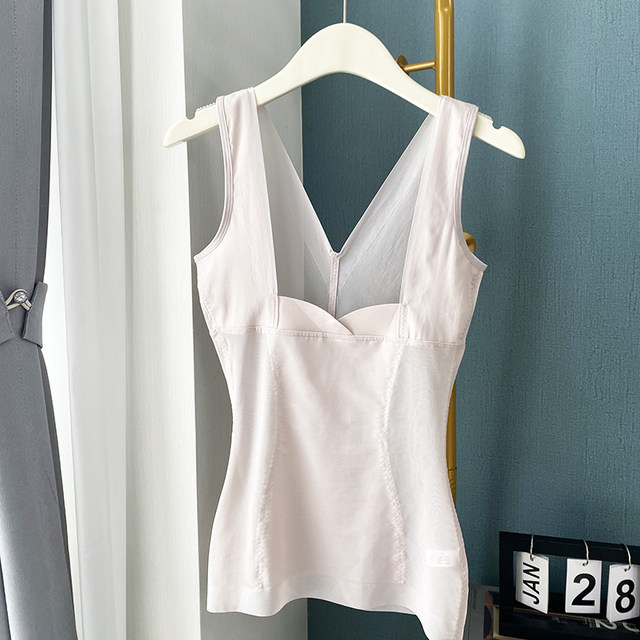 Spring and summer thin body shaping tops for women, waist and chest ...