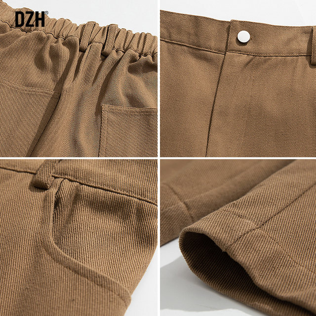 Men's straight-leg pants American work pants men's khaki pants men's ...