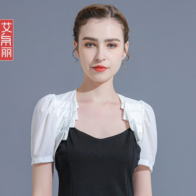 Small mesh shawl for women 2025 summer new short slim cardigan with ...