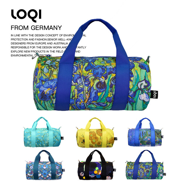 LOQI museum series fashionable travel bag for men and women for short ...
