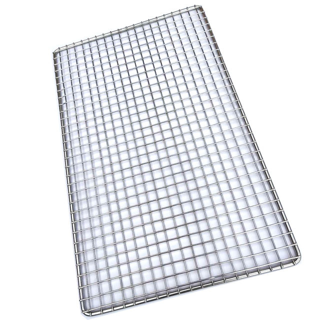 304 stainless steel grid grid, straight welding mesh, barbecue mesh ...