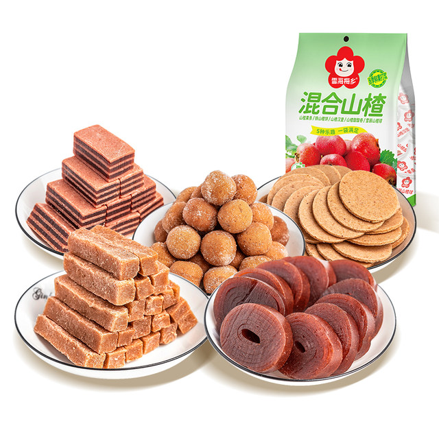 Xuehaimei Township Mixed Hawthorn 628g Candied Sweet and Sour Snacks