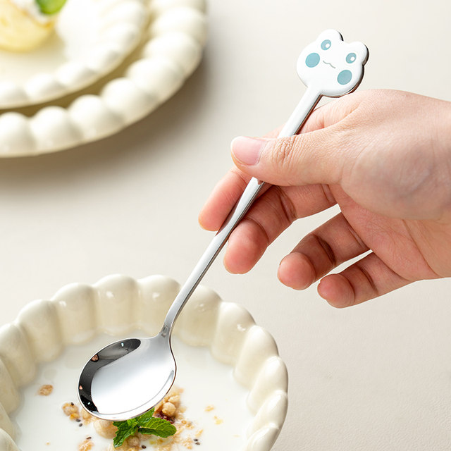 onlyCook Cute cartoon children spoon food grade 304 stainless steel ...