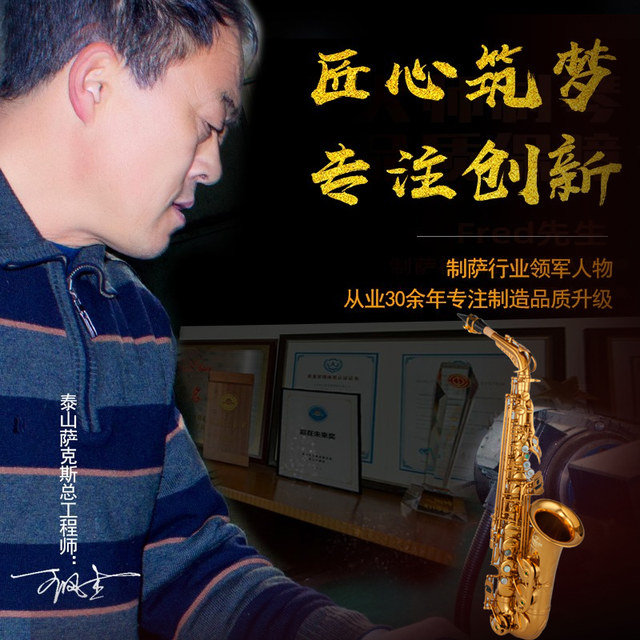 Taishan alto saxophone instrument TSAS-2000 phosphor bronze saxophone ...