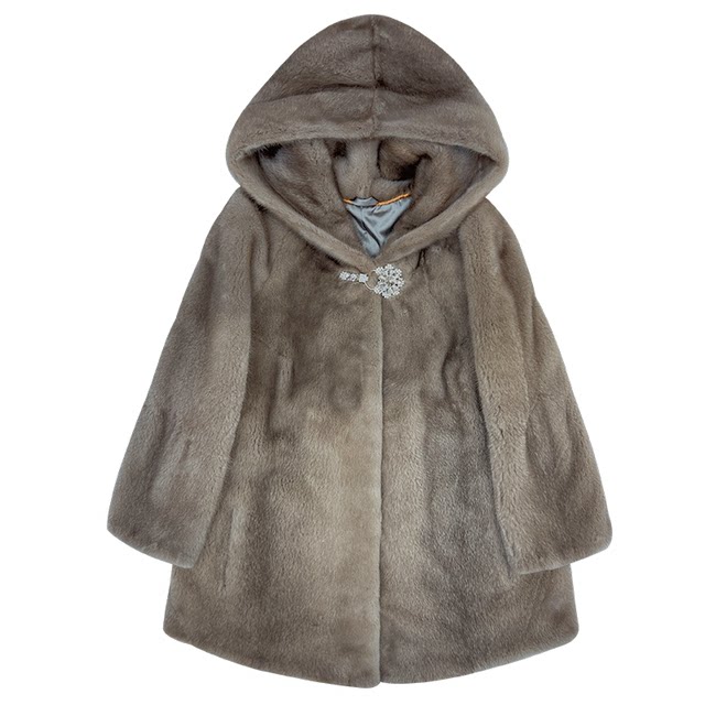 Mo Xuan 2024 mid -length imported purple -standard crown velvet mink ...