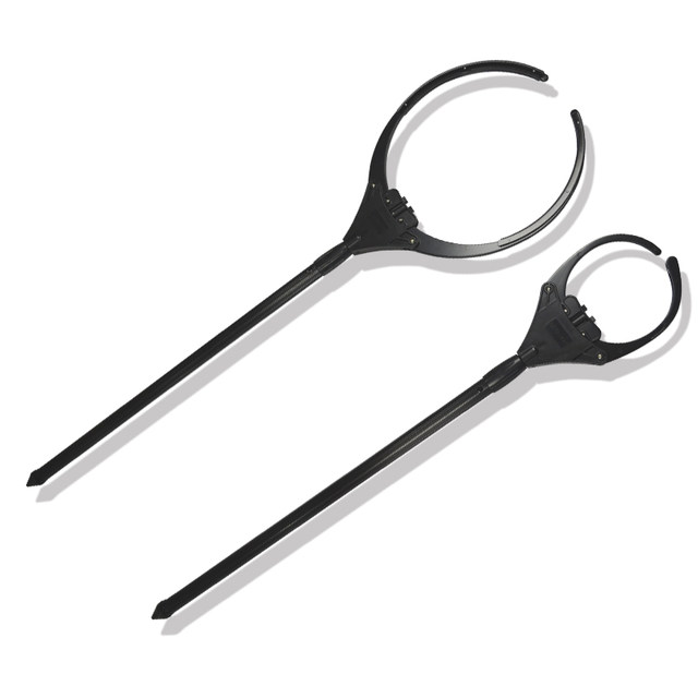 Aluminum alloy constraint Catcher telescopic anti -riotic steel fork ...