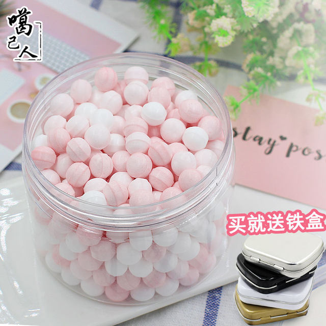 Sugar-free flower-flavored mint candy 250g refreshing fruit-flavored ...