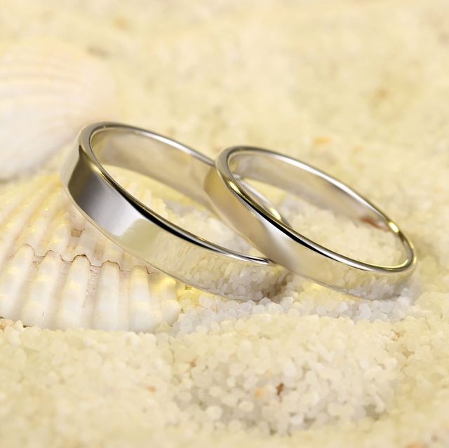 925 sterling silver couple rings, male and female pairs of rings, Japanese and Korean version ...