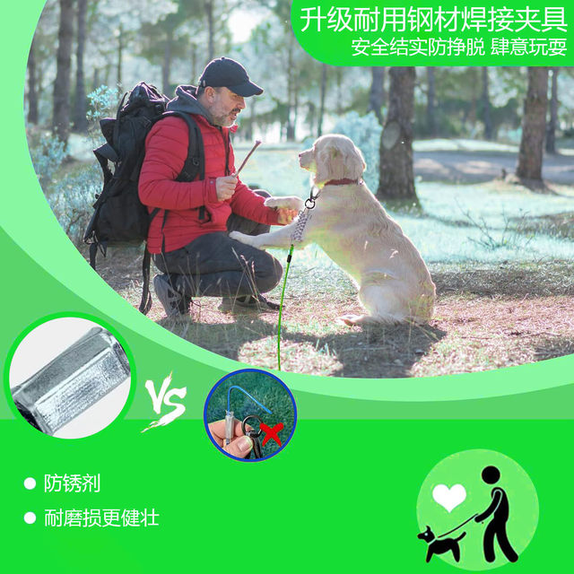 Extended long leash dog leash and walking dog leash thick durable dog ...