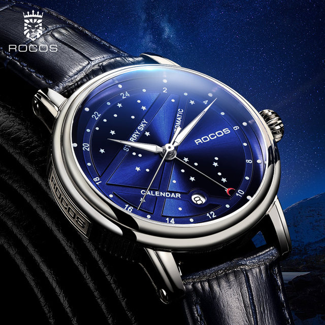 Rex Rocos Genuine Nights Starry Sky Fashion Trends Men's Watch Men's ...