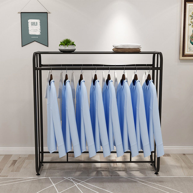 Floor-standing island rack gold display rack for men's and women's ...