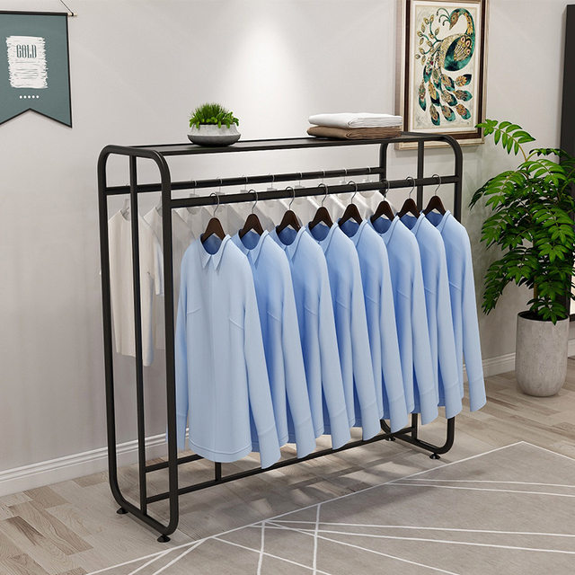 Floor-standing island rack gold display rack for men's and women's ...