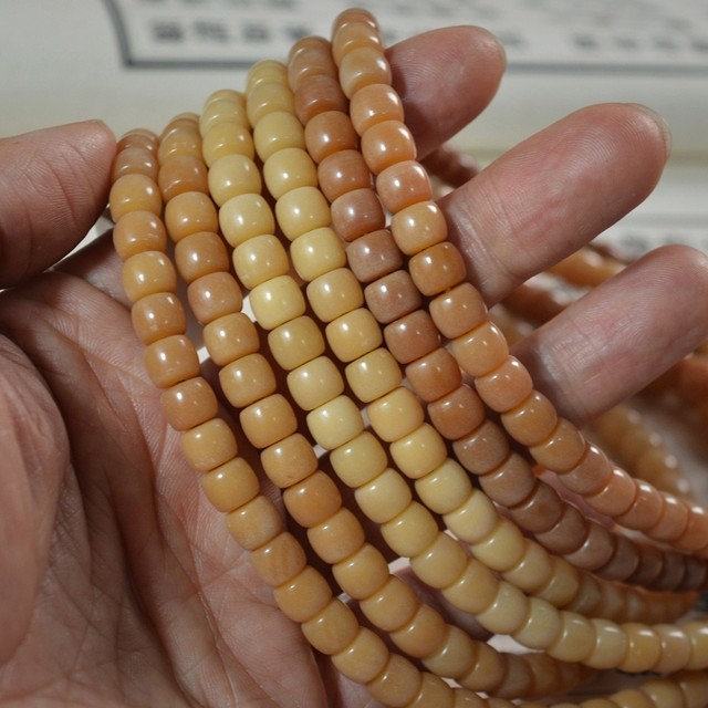 Natural Bodhi Root 108 Buddha Beads 7nn Bracelet Original Ecological ...